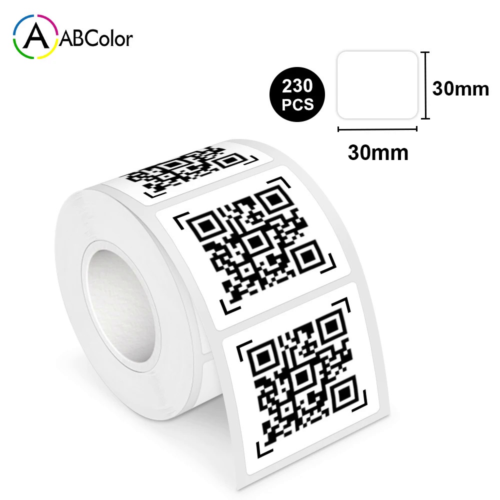 30*30mm E210 Label Paper DIY Self-adhesive Label Sticker Suit for E210 ...