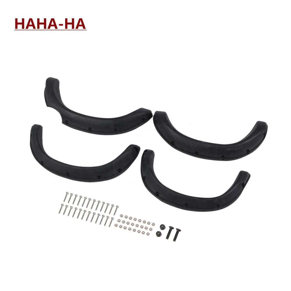 Black Mud Fenders Flares for 1/10 RC Crawler TAMIYA Hilux BRUISER RC4WD ...