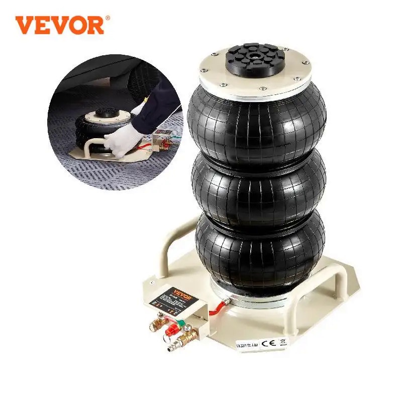 VEVOR Air Jack 3 Ton Double Bag Air Jack Air Bag Jack Lift Up 3-5s Fast ...