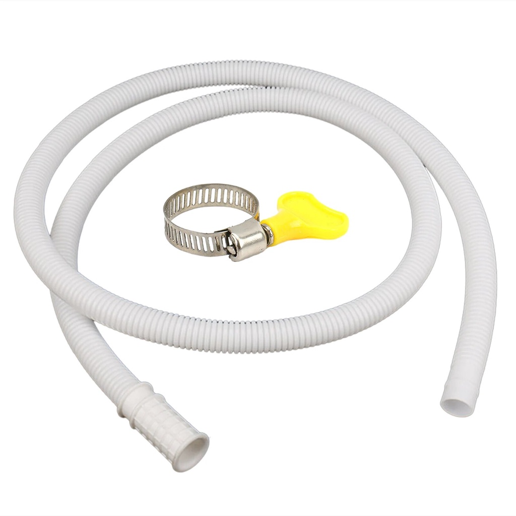 1M Universal Washing Machine Outlet Drain Hose Pipe Dishwasher Waste ...