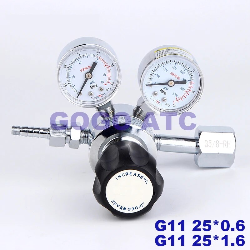G11 Unipolar pressure reducing valve oxygen nitrogen helium hydrogen ...