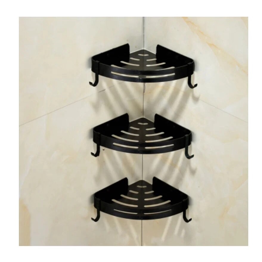 Triangular Bathroom Storage Rack, Towel Storage, Wall Rack, Kitchen ...