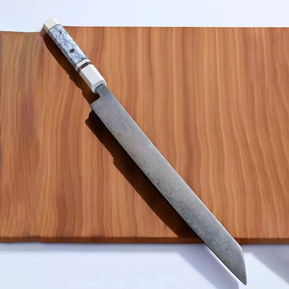 Sashimi Knife Single-edged Blade Chefs Cleaver Tynny Slicing Sushi Ham ...