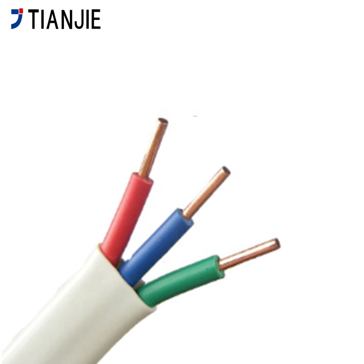 BVVB 3Core Flat twin sheath Solid Copper Conductor house wiring ...