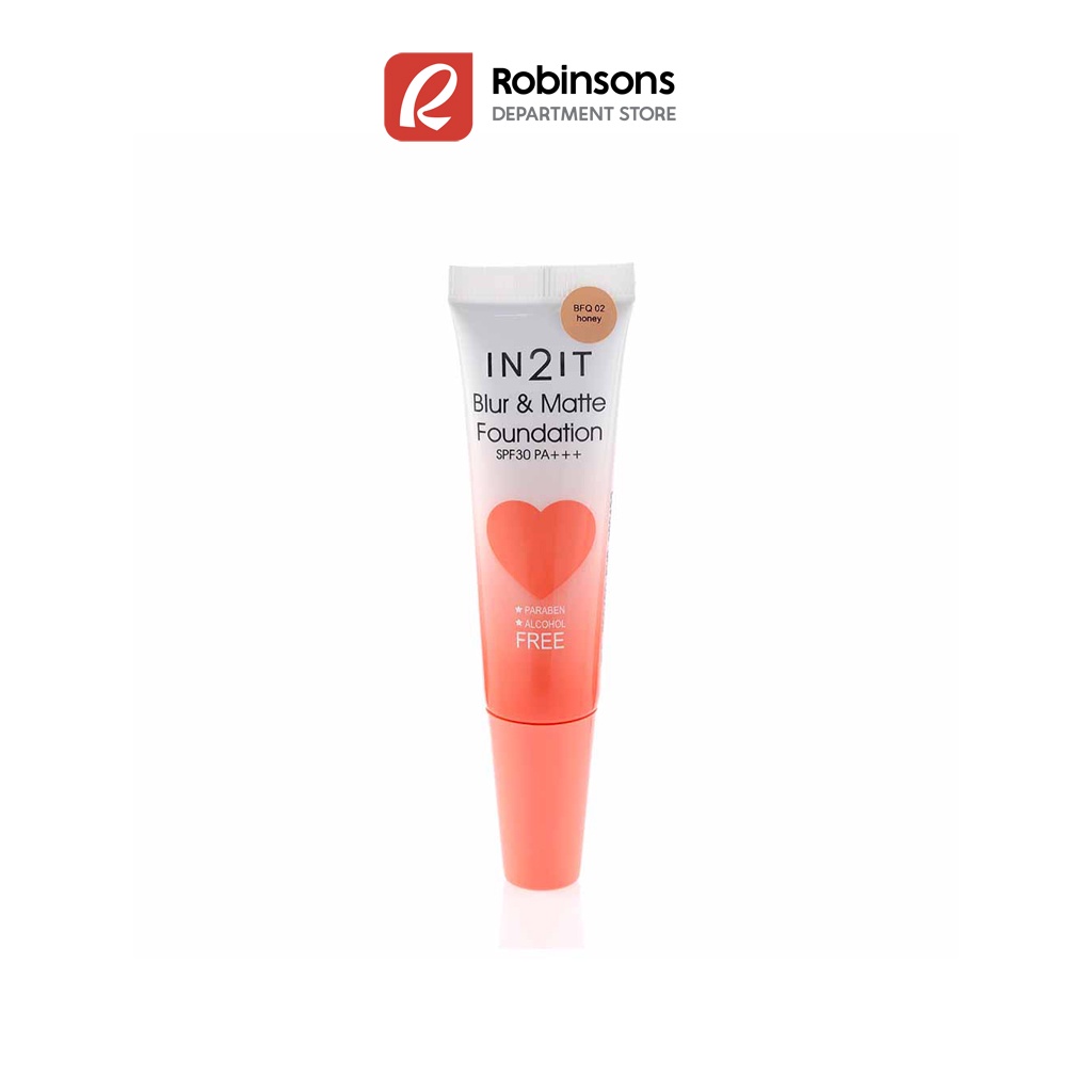IN2IT Blur & Matte Foundation Honey | Shopee Philippines