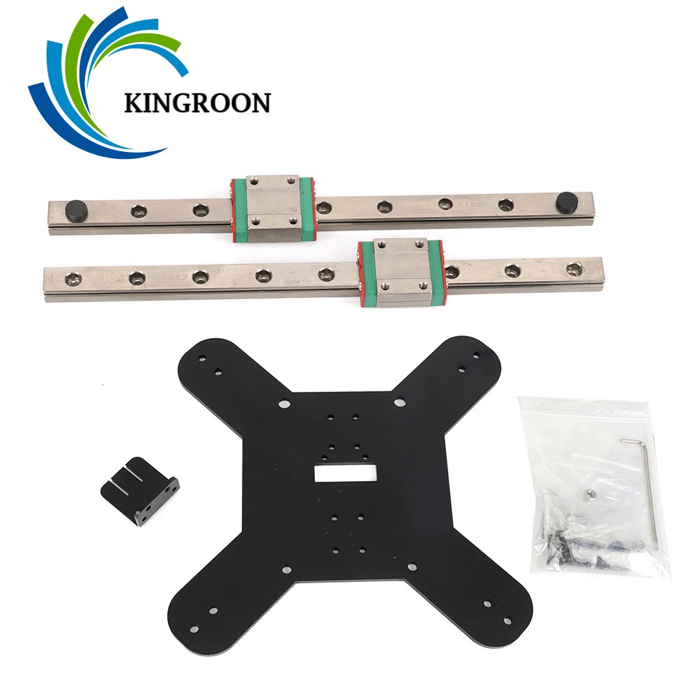 ♘KINGROON KP3S Pro Upgrade Kit 300mm Y Axis Dual Linear Guide With Rail ...
