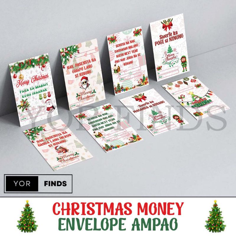 MODERN CHRISTMAS ANGPAO ENVELOPE (1pcs) | Shopee Philippines