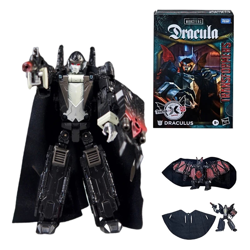 ☌In Stock Original Transformers & Universal Monster Vampire Dracula ...