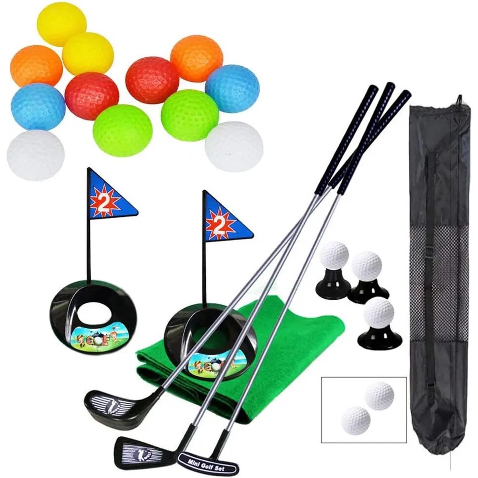 29X Golf set toy for kids toddler metal golf club logo practice ball ...