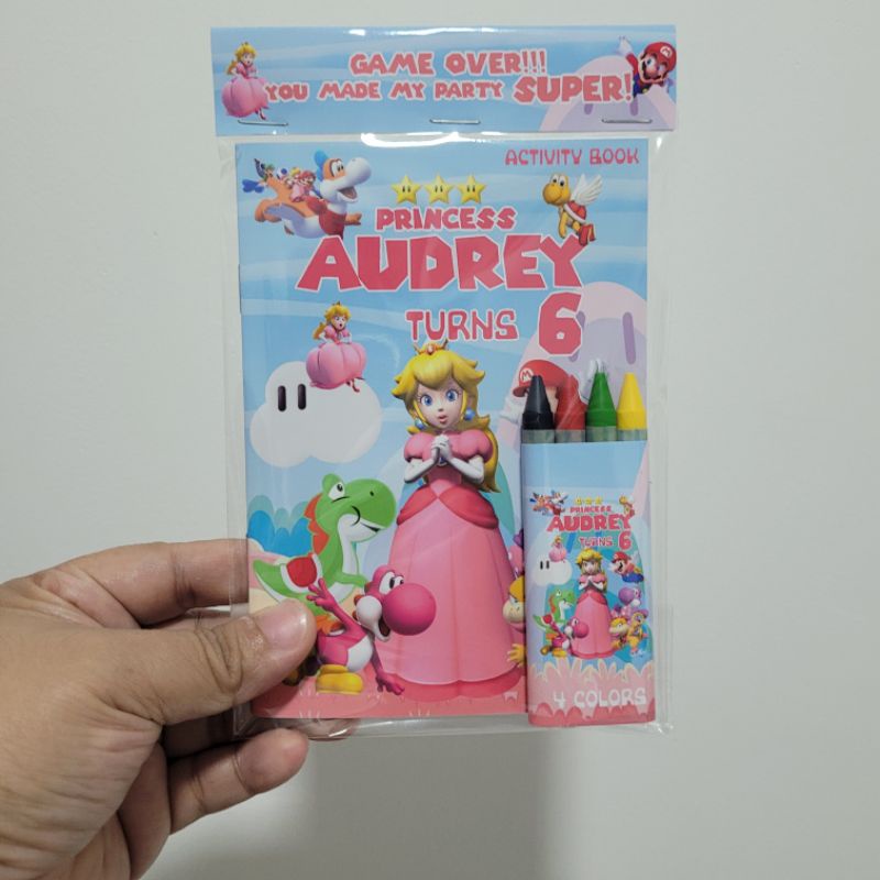 Princess super mario activity book 10pcs | Shopee Philippines
