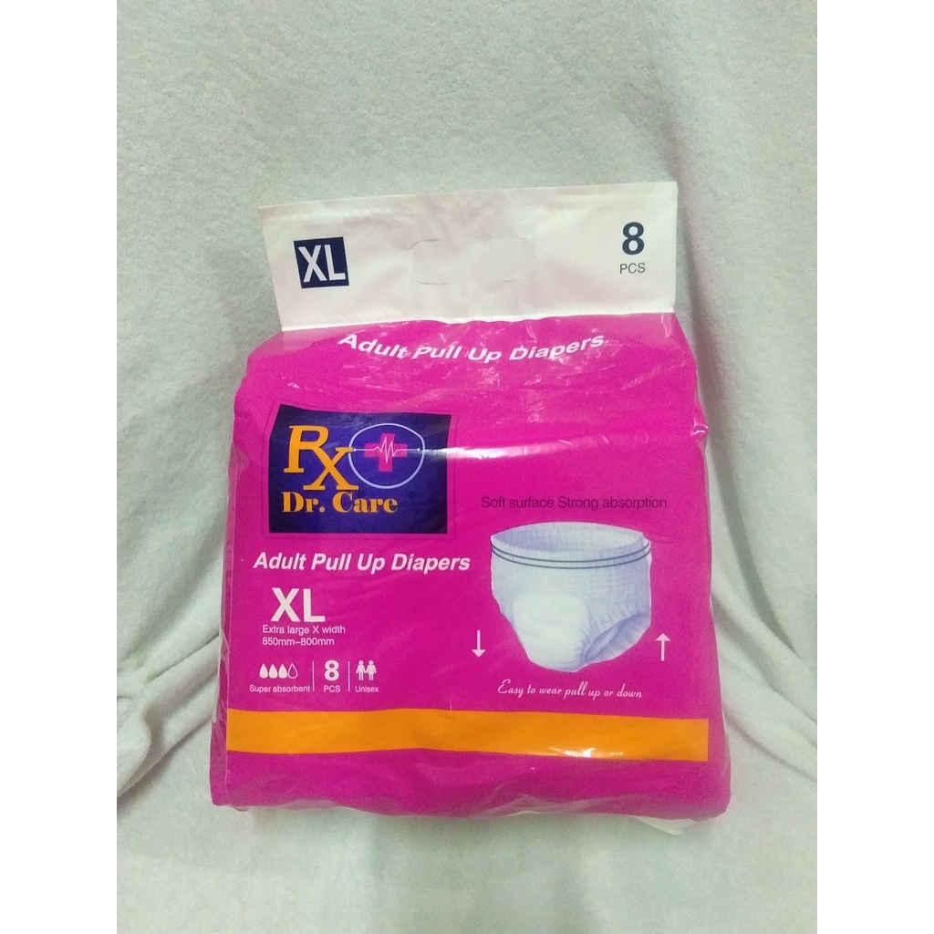 Rx DrCare Adult Pull Up Diapers Unisex | Shopee Philippines