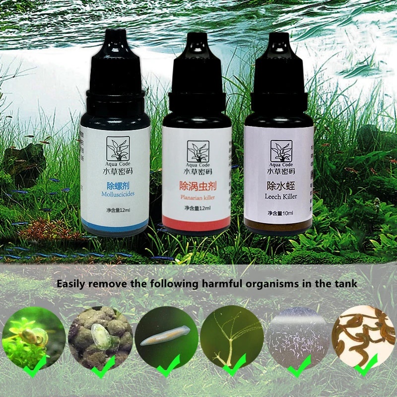 ┲12ml Planaria Worm Killer Molluscicides Removal of Snails and Leeches ...