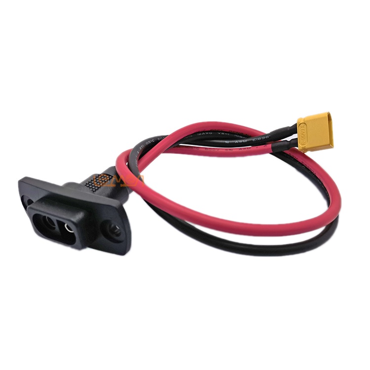 12AWG SAE Connector Cable Socket Quick Disconnect Automotive 0.3m Panel ...