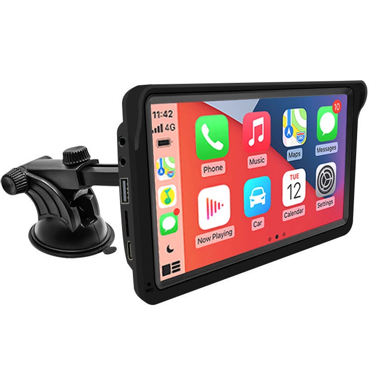 Universal portable 7 inch wireless car radio monitor with android auto ...
