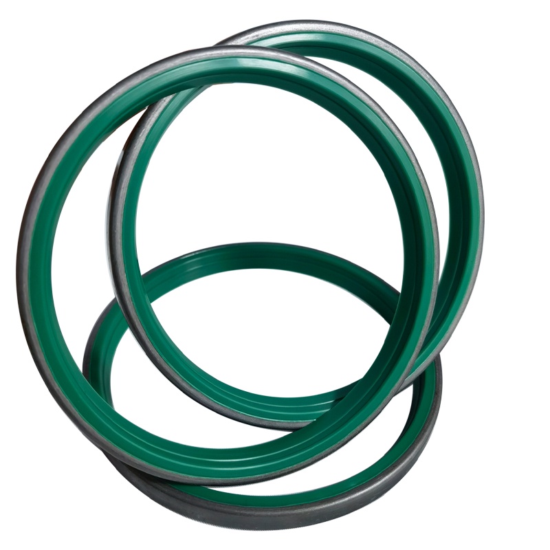 Polyurethane metal dust ring Hydraulic cylinder construction machinery ...