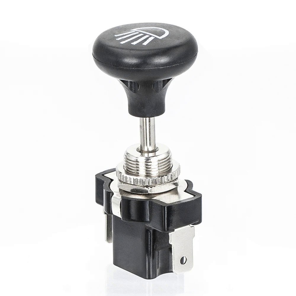 DaierTek Golf Cart Switch 12 Volt Head Light Switch Universal Push Pull ...