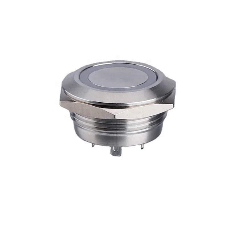 waterpoof Kone Elevator 19mm LED Light Momentary Silver Panel Stainless ...