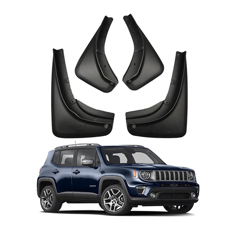 Custom Front and Rear Mudflaps Splash Guards Fender Flares Car Mudguard ...
