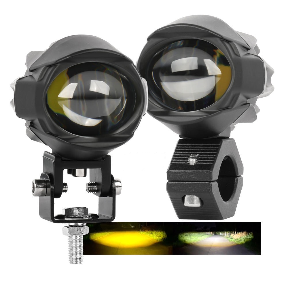 Mini Driving Light Led Auxiliary Motorcycle Headlight LED Projector ...
