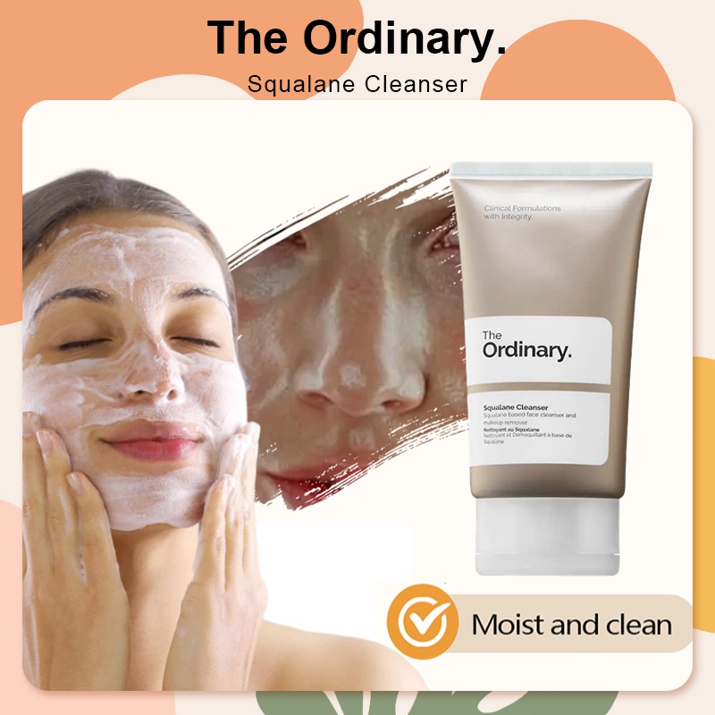 The Ordinary Squalane Cleanser for face Moisturizing mildy wash ...