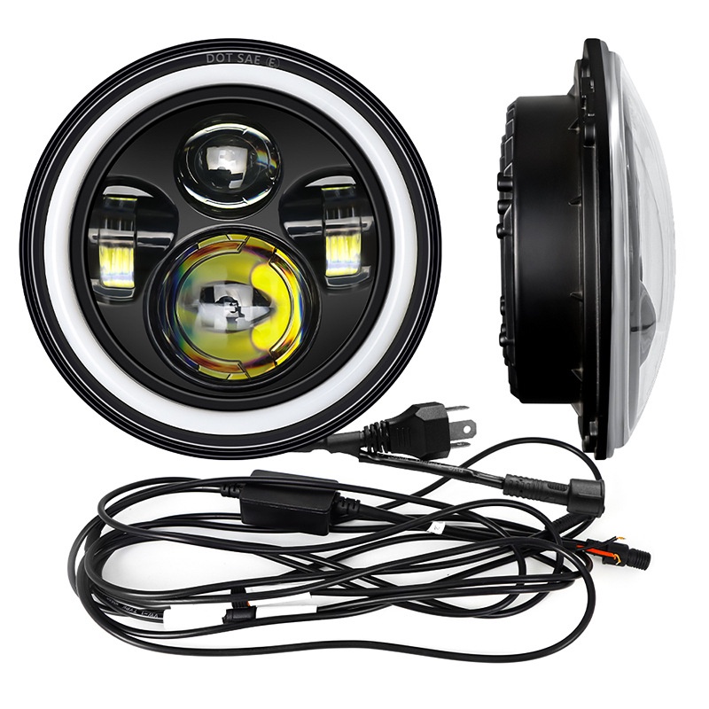 Yosovlamp Off road vehicle LED headlights H4 motorcycle modified ...