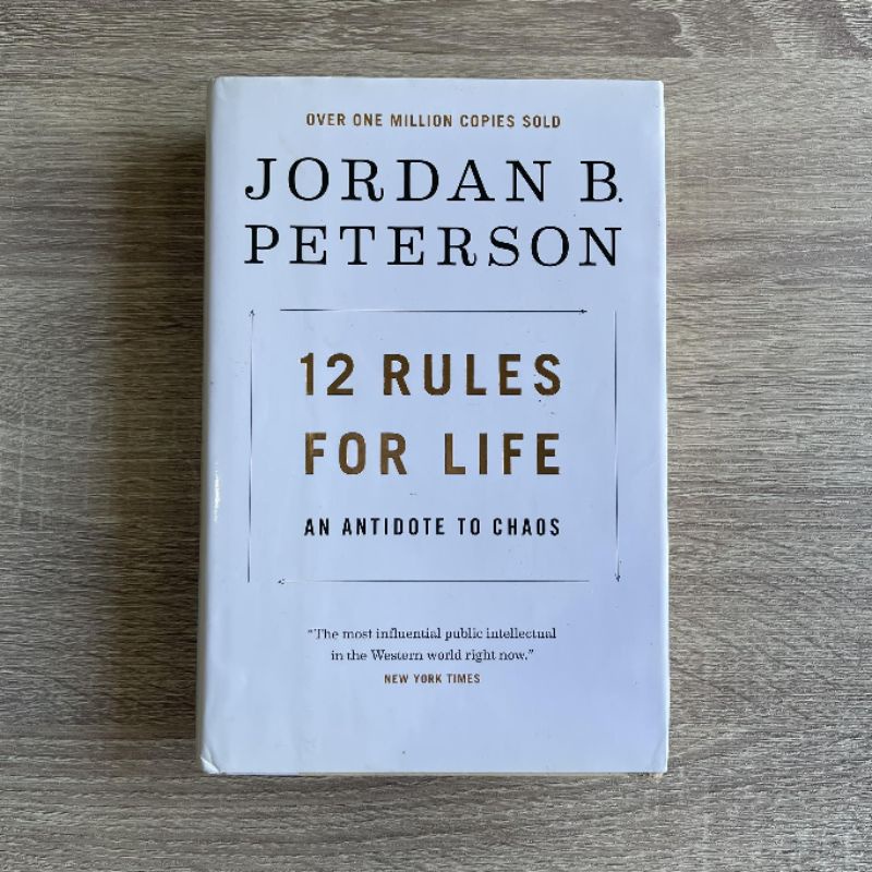 HARDBOUND 12 Rules for Life: An Antidote to Chaos by Jordan B. Peterson Secondhand Book | Shopee ...