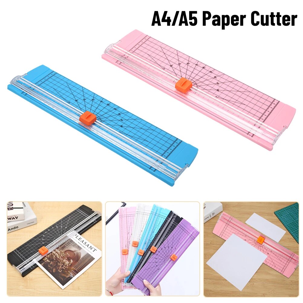 A4/A5 Paper Cutting Guillotine Paper Cutter with Pull-out Ruler for ...