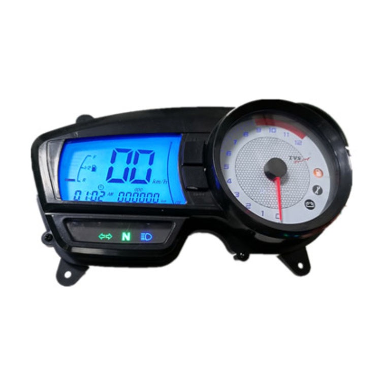 NO.9 Speed meter clock instrument LED LCD speedometer Digital Odometer ...