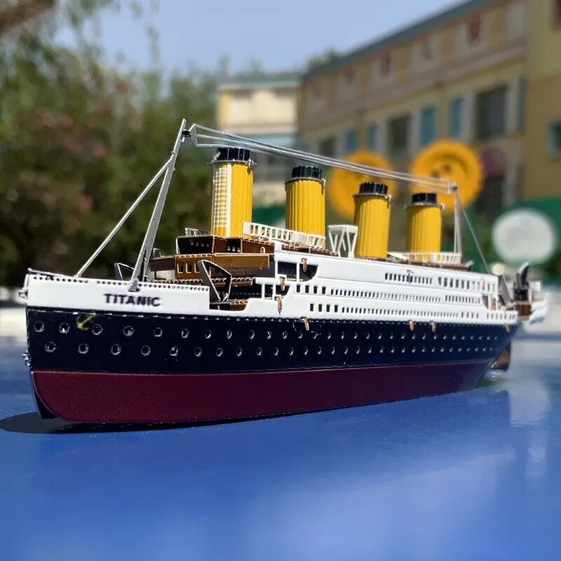Diy Titanic Model Kit All Metal Stainless Steel Assembled Model Boat ...