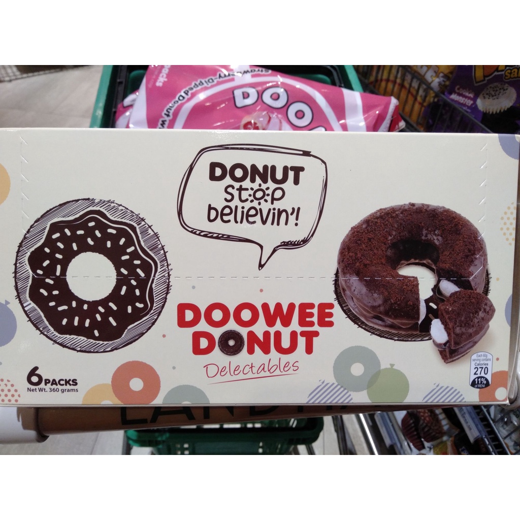 Doowee Donut Delectables Choco Mallow 6packs | Shopee Philippines