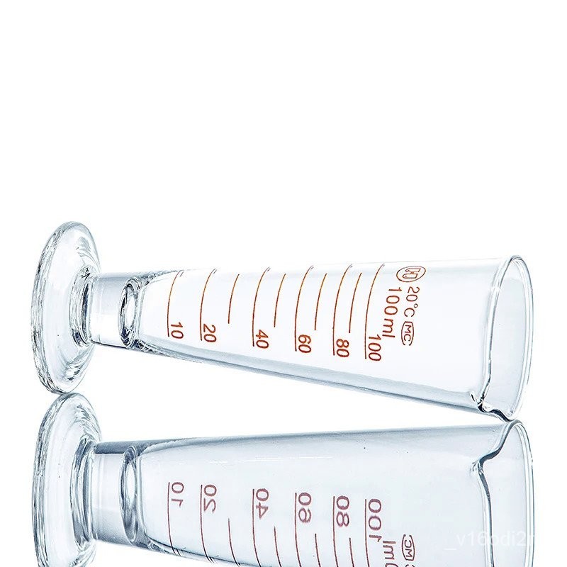 Lab 250 500 1000 2000ml triangular conical graduated measuring glass ...