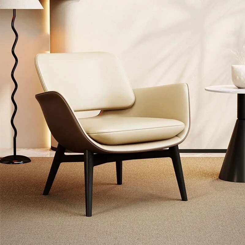 ♥Modern Chairs Arm Rest Ergonomic Lumbar Support Upholstery Salon ...