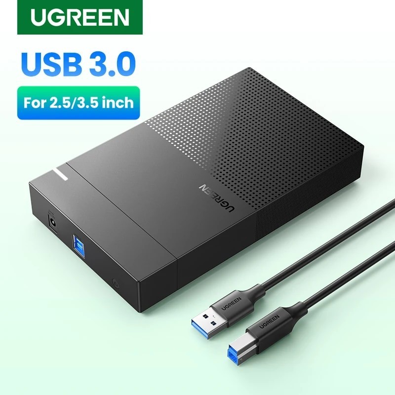 UGREEN HDD Case 3.5 2.5 SATA to USB 3.0 Adapter External Hard Drive ...