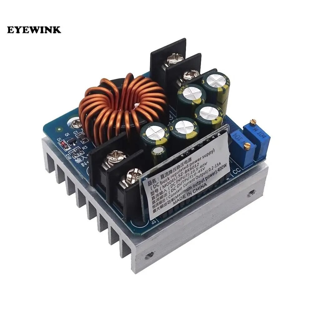 DC-DC 400W High-power Step Down Buck Converter DC 10V-60V Constant ...