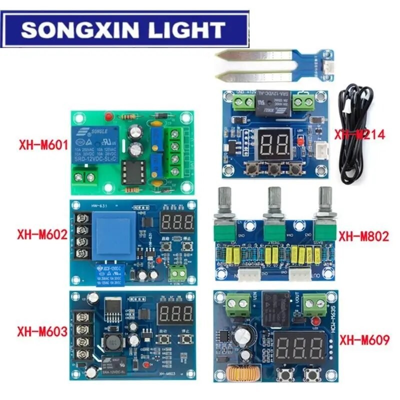 XH-M601 XH-M602 XH-M603 XH-M609 XH-M214 XH-M802 12V-36V Digital Control ... XH-M601 XH-M602 XH-M603 XH-M609 XH-M214 XH-M802 12V-36V Digital Control ...