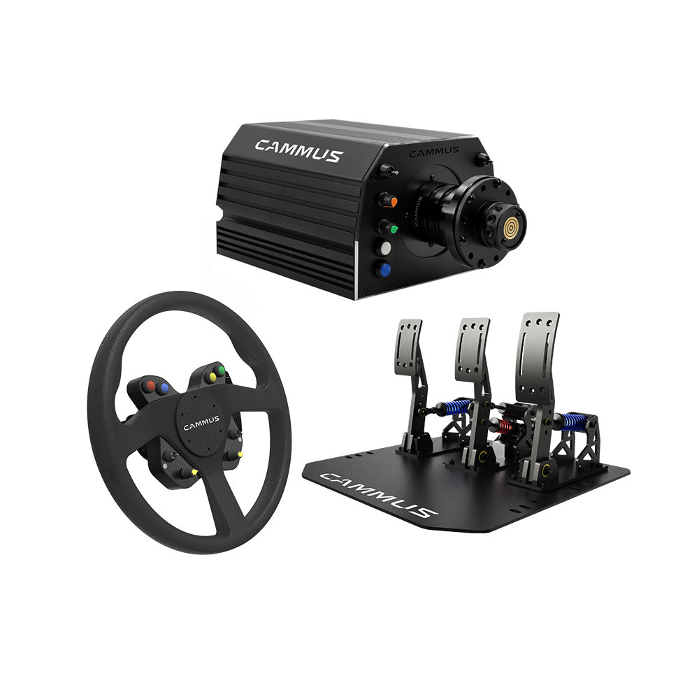 CAMMUS Car Driving Force Sim Racing Simulator 15NM Base Gaming Steering ...
