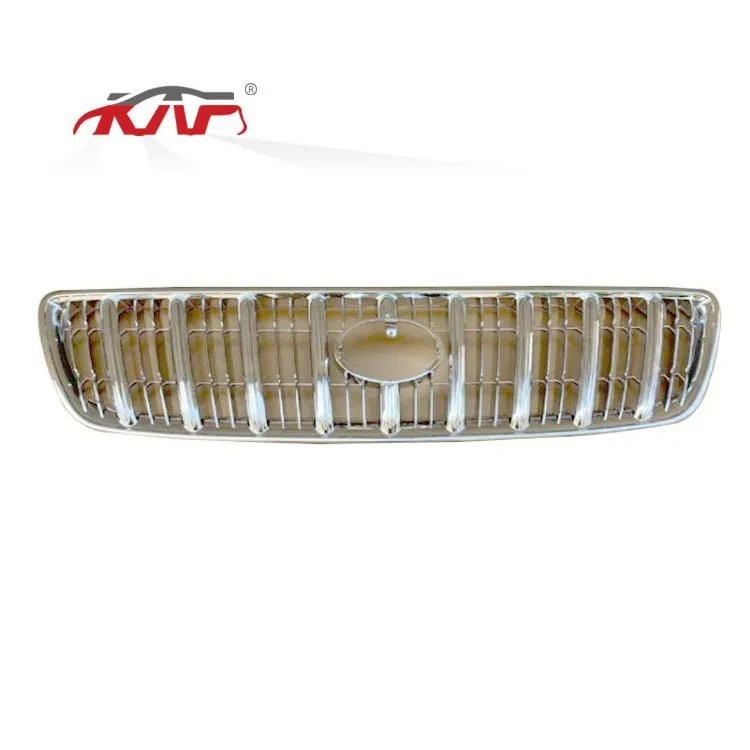 Full Chrome Front Bumper Upper Grille Front Guard Car Grills Automobile ...