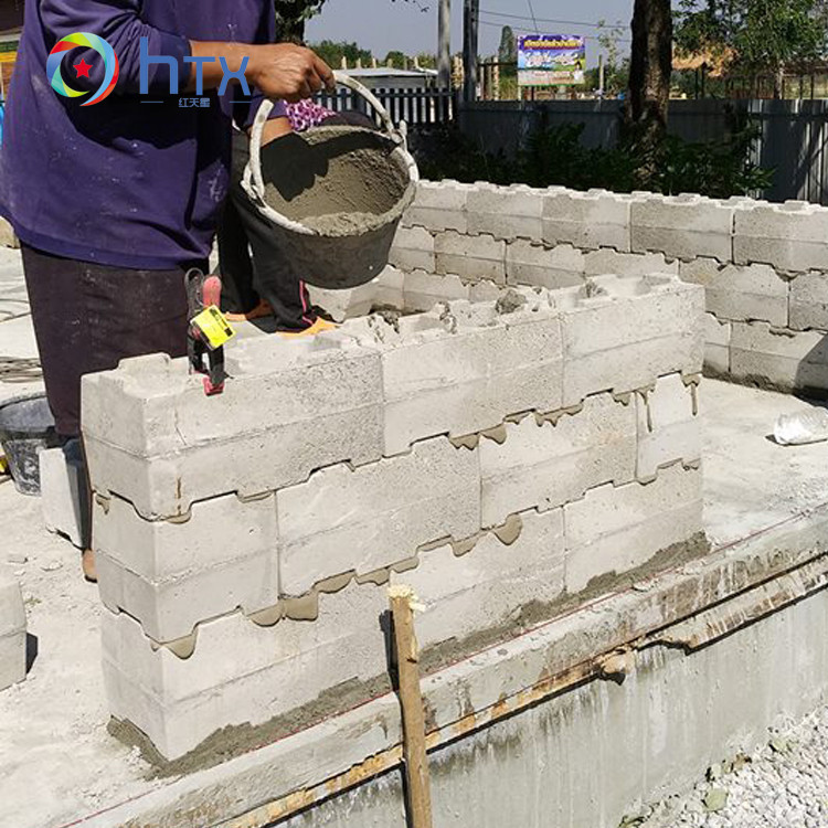 Plastic cement tile mold concrete hollow interlocking blocks wall ...