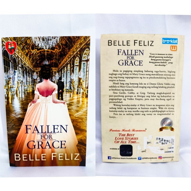Fallen For Grace by Belle Feliz PHR Makapal Tagalog Romance Pocketbooks ...