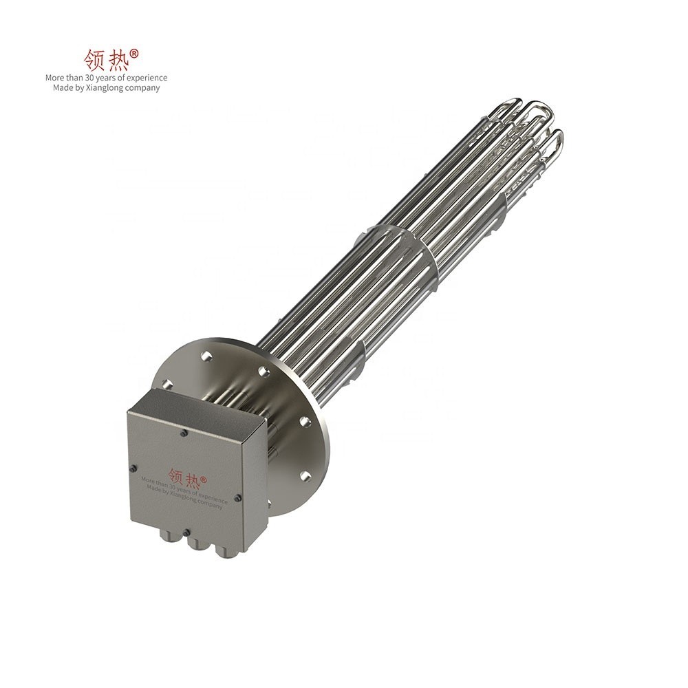 Customized length heating element Flange Immersion Water Heater With ...