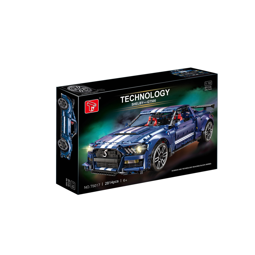 Ford Must ang Shelby GT500 Super Racing Car Model Building Blocks ...