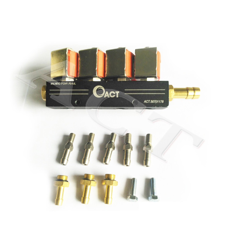 ACT Car Bi-fuel Fuel System injection rail 4 cyl high pressure fuel ...
