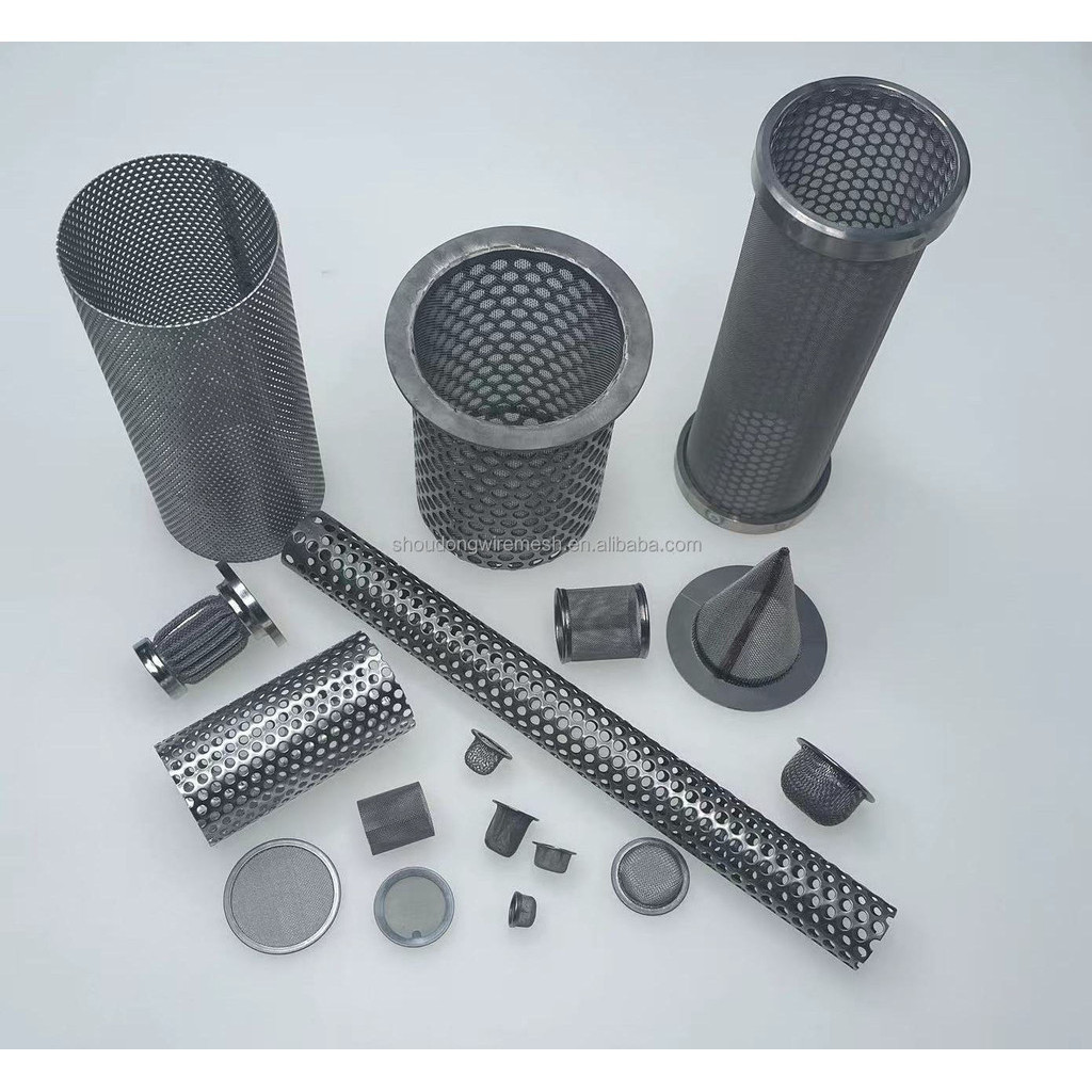 Support customized stainless steel filter mesh pipe cylindrical ...
