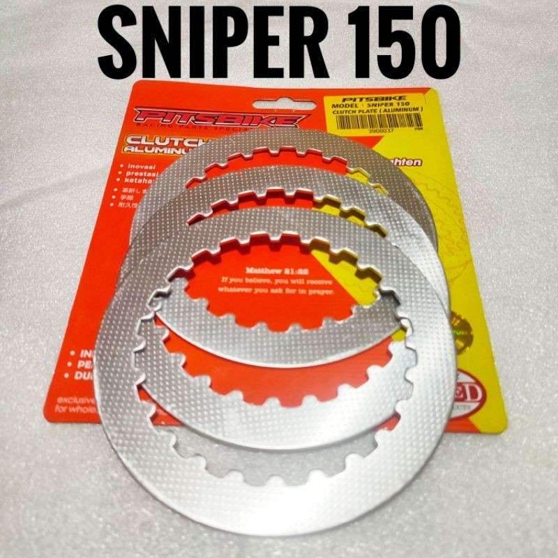 Pitsbike clutch plate Sniper 150 (Aluminum) | Shopee Philippines