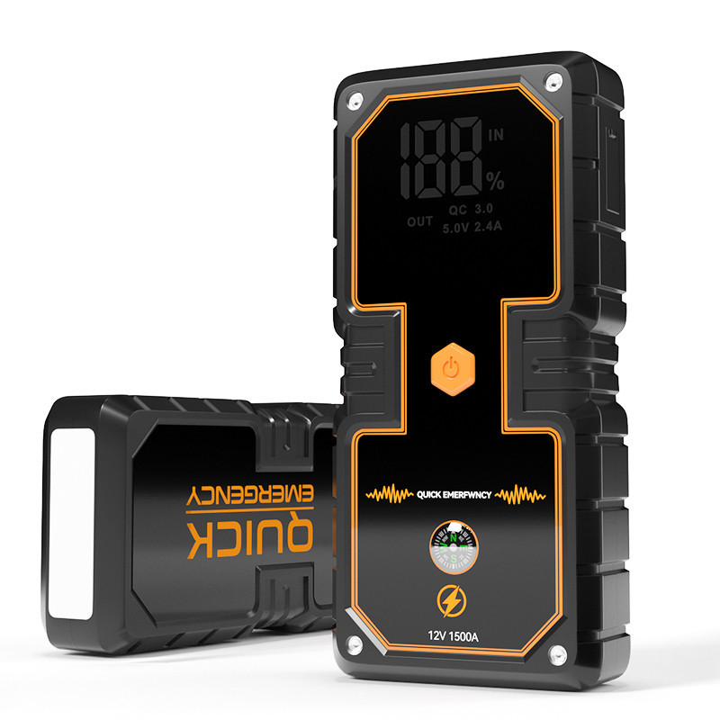 Emergency 12000mAh Jump Starter 12V Portable Vehicle Car Battery Pack ...