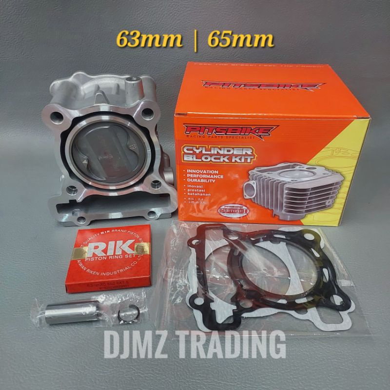 NMAX, SNIPER155, AEROX | Pitsbike Cylinder Bore Kit STEEL (63mm & 65mm ...