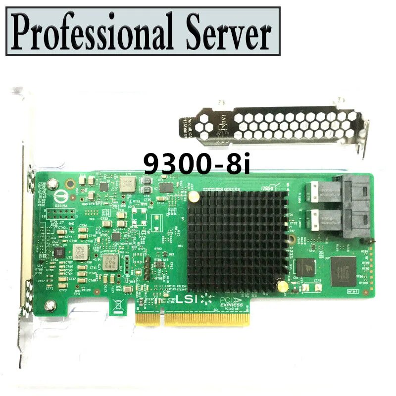 LSI SAS 9300-8I SAS3008 12Gbps SAS LSI 9300 P16 IT mode ZFS FreeNAS ...