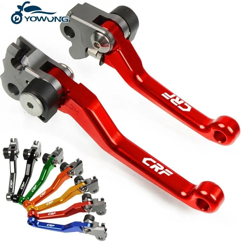 ☇Dirt Bike Foldable Brake Clutch Levers For HONDA CRF 250R 450R 250X ...