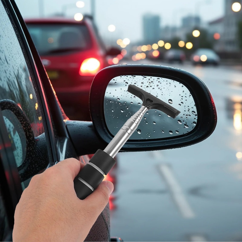 ⚖Retractable Rear-View Mirror Wiper Portable Cleaner Wiper Glass ...