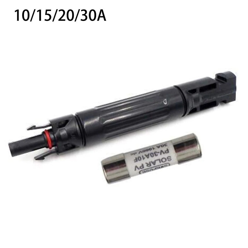 ღ10A 15A 20A 30A DC1000V Inline Fuse Connector For Solar Cell Panel ...